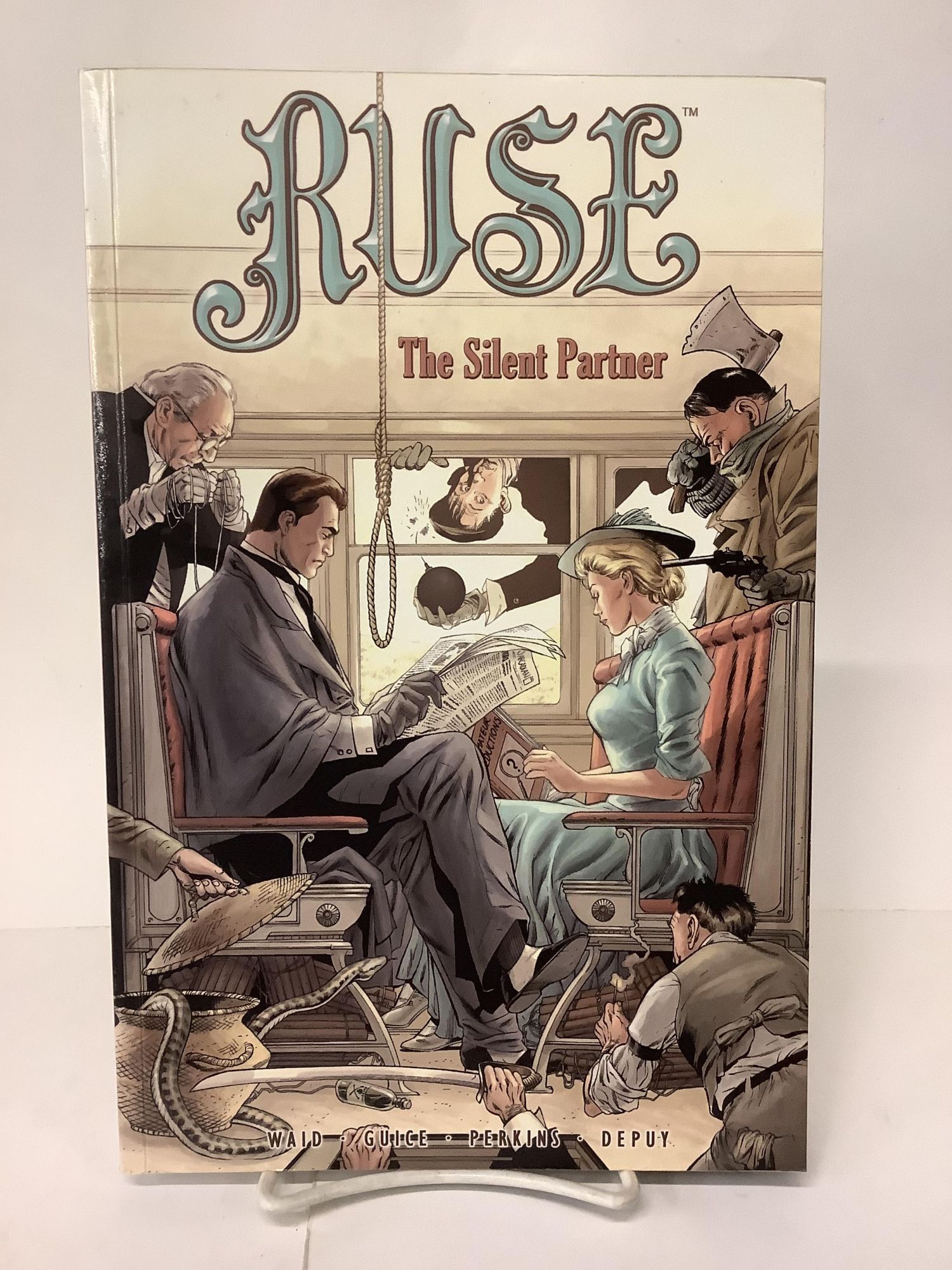 Ruse, Vol. 2: The Silent Partner Signed | Mark Waid, Butch Guice, Mike ...