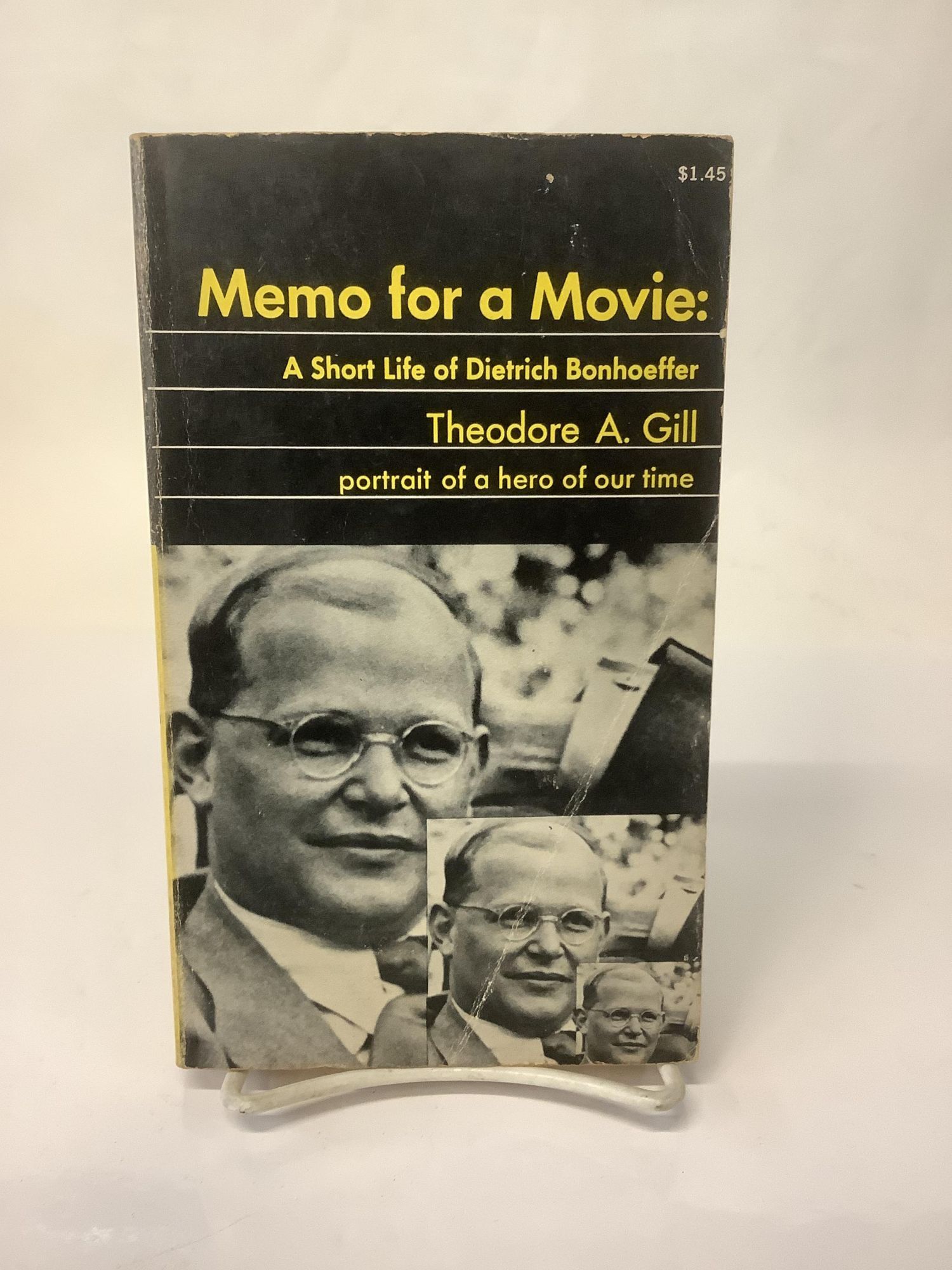 Memo for a Movie: A Short Life of Dietrich Bonhoeffer, Portrait of a ...