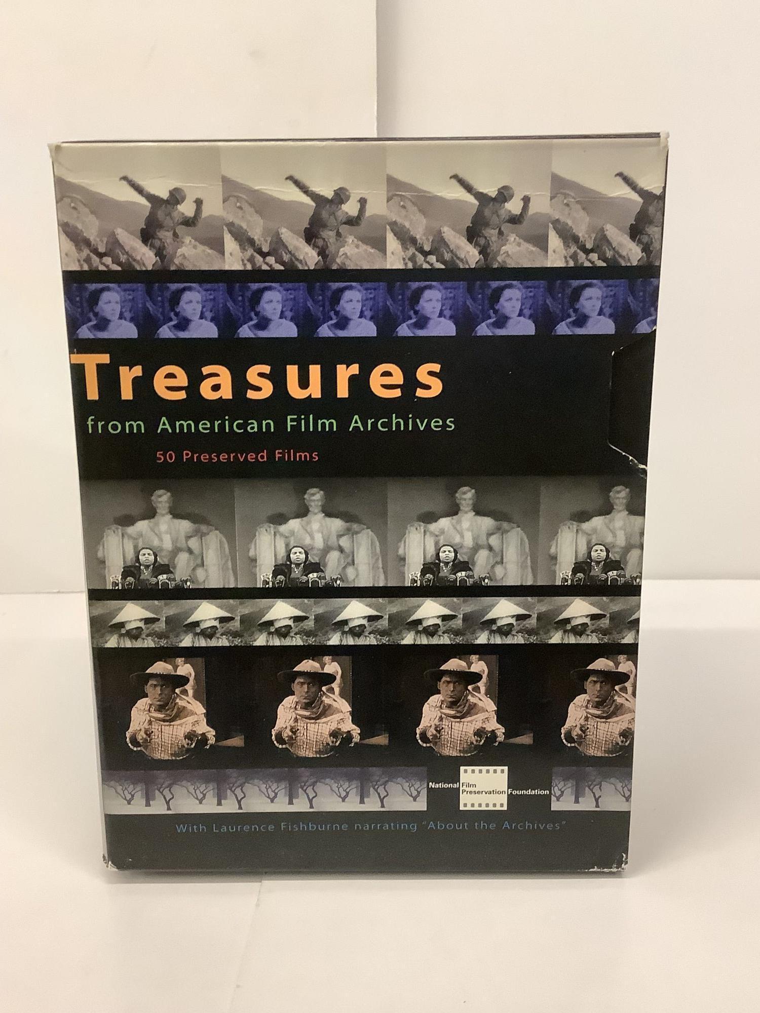 Treasures from American Film Archives, 50 Preserved Films, 4 Disc box ...